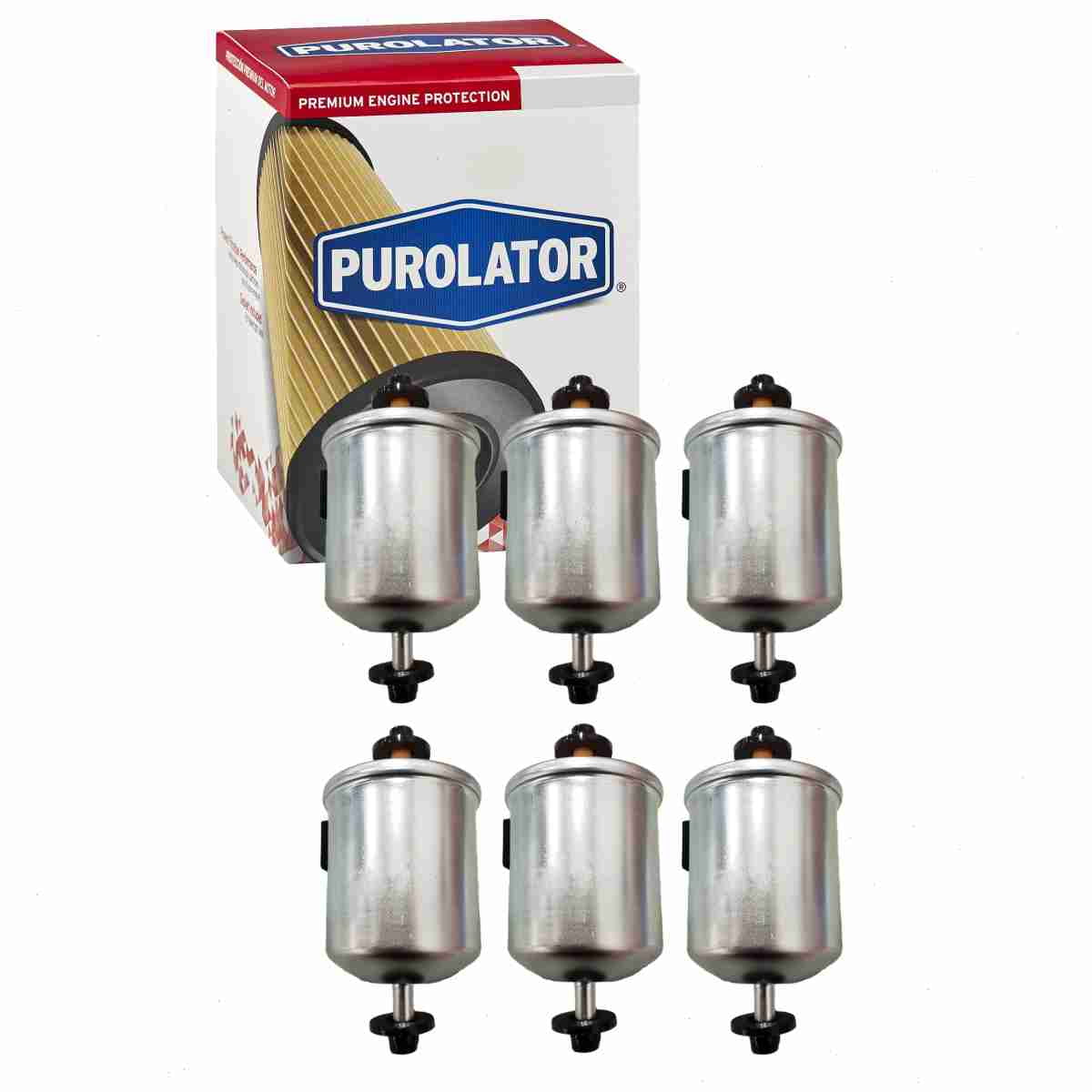 6 pc Purolator F43178 Fuel Filters for 0-986-450-101 043-0840 122279 ...