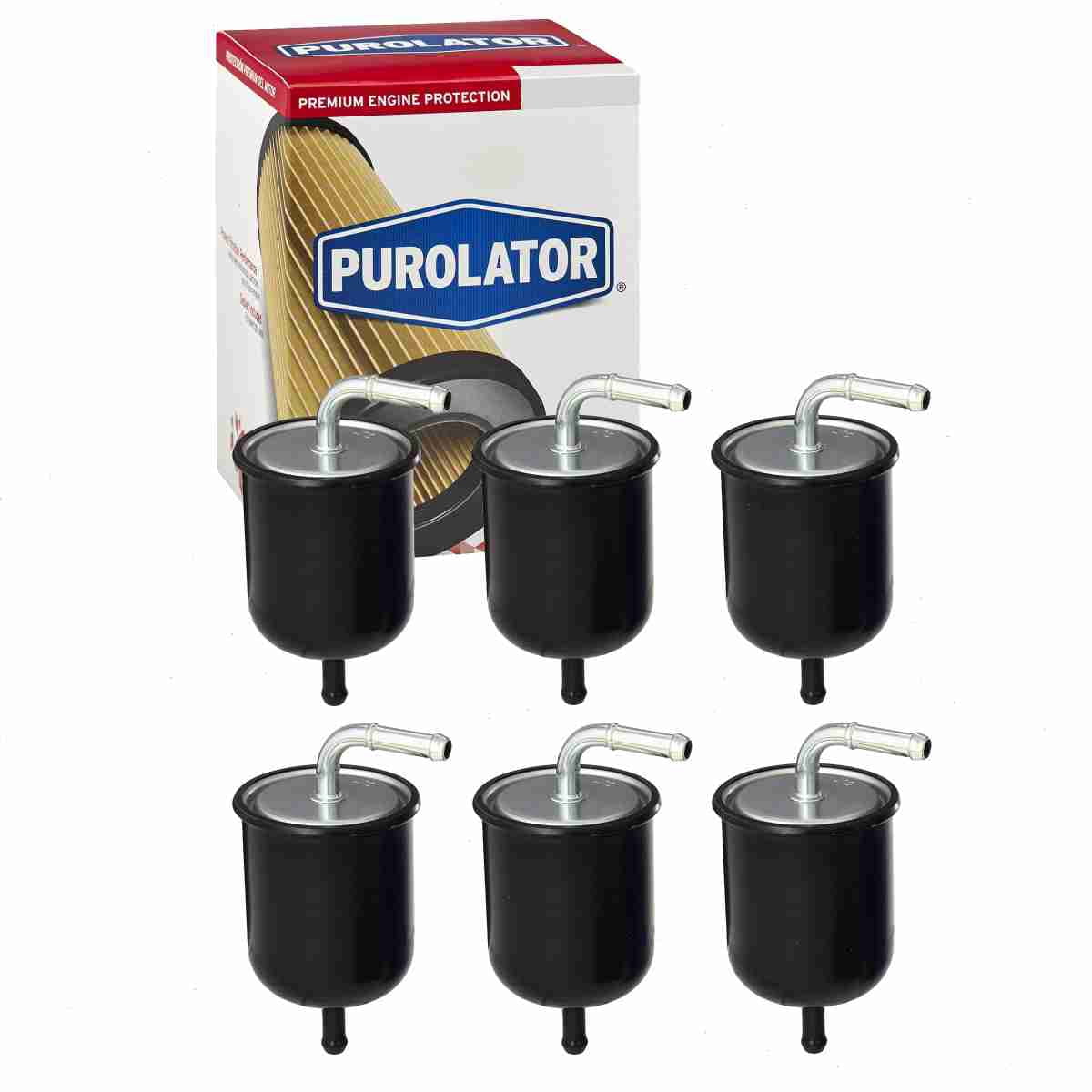 6 pc Purolator F44663 Fuel Filters for 0-450-905-935 043-0948 16400 ...