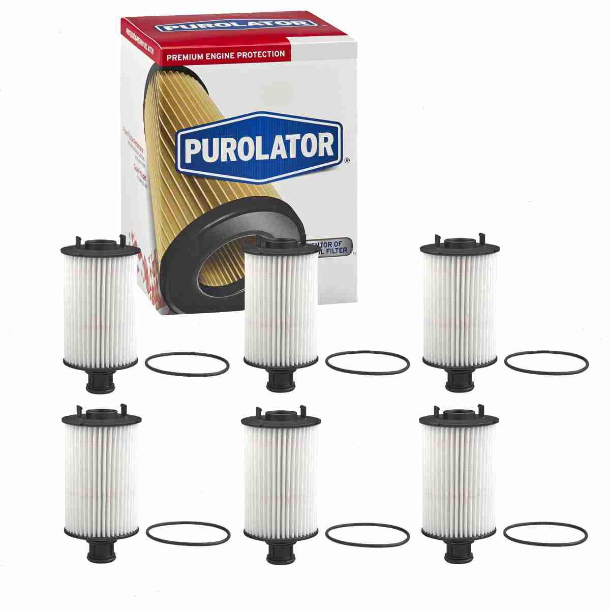 Purolator 6 pc L36290 Engine Oil Filters for Car, Fits 2017-2020 JAGUAR ...