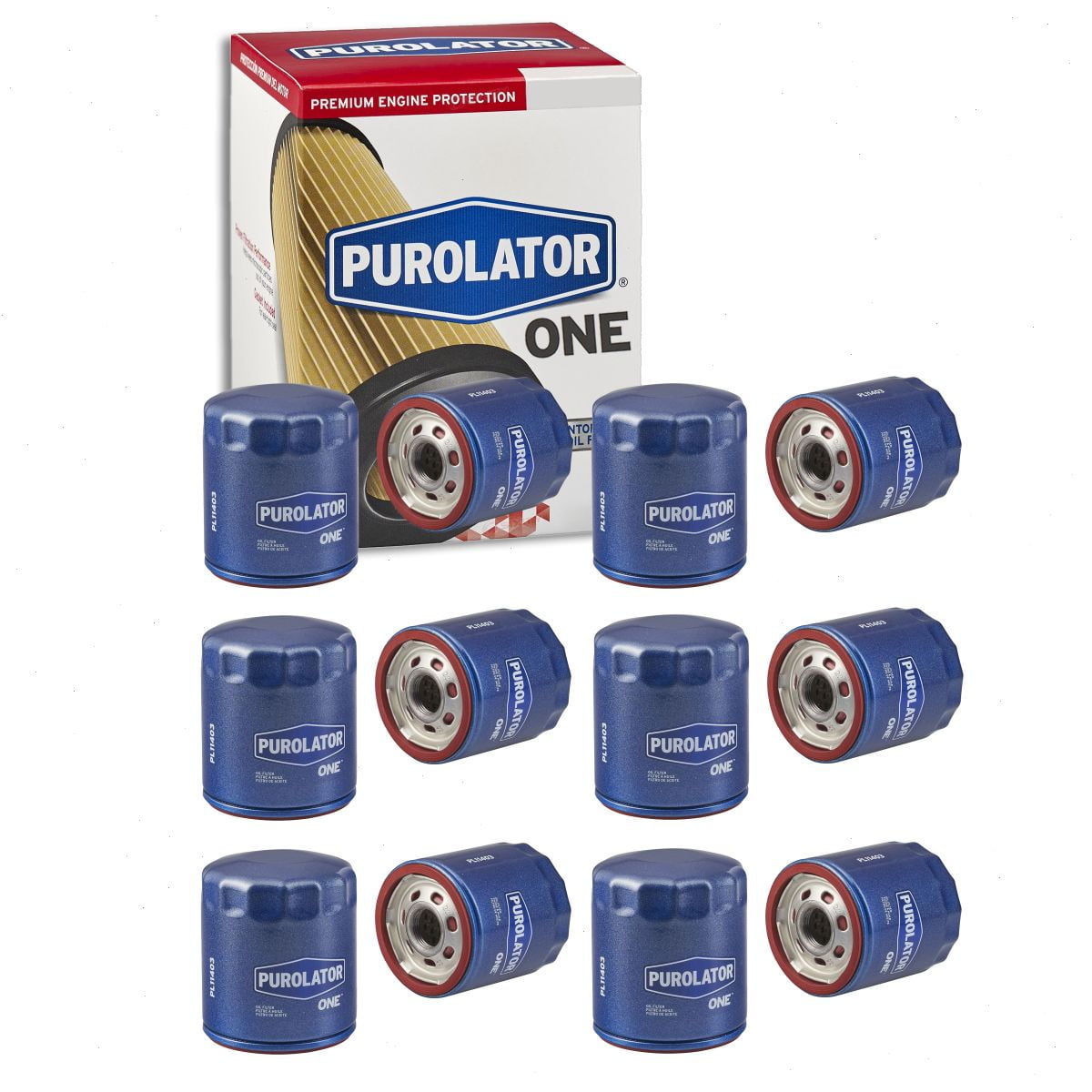 6 pc Purolator ONE PL11403 Engine Oil Filters for Oil Change Lubricant ...