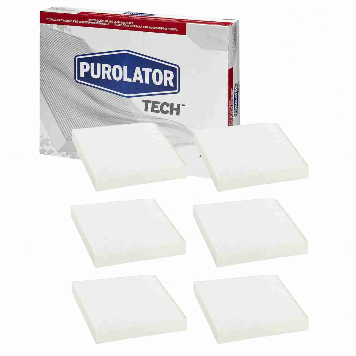 6 pc Purolator TECH TC25870 Cabin Air Filters for 042-2140 224479 24479 ...