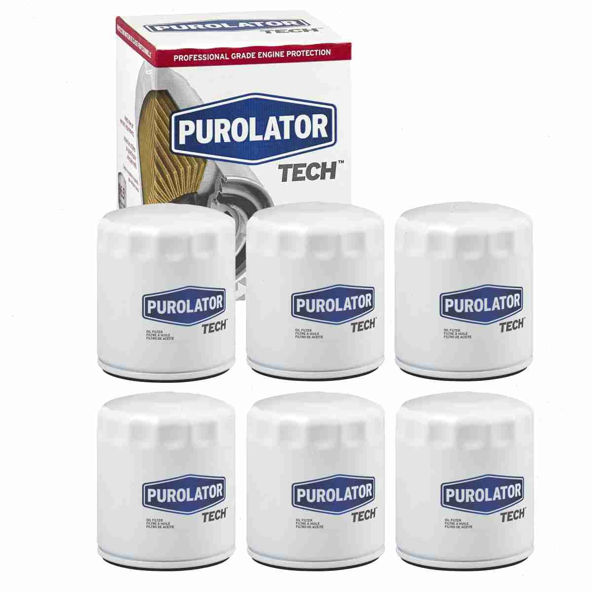6 pc Purolator TECH TL14006 Engine Oil Filters for 05018637AA 06439857 ...