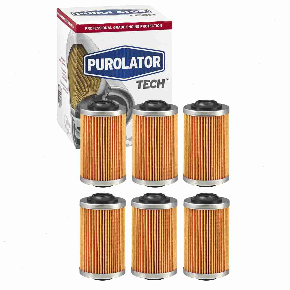 6 pc Purolator TECH TL25274 Engine Oil Filters for 19355319 25177917 ...