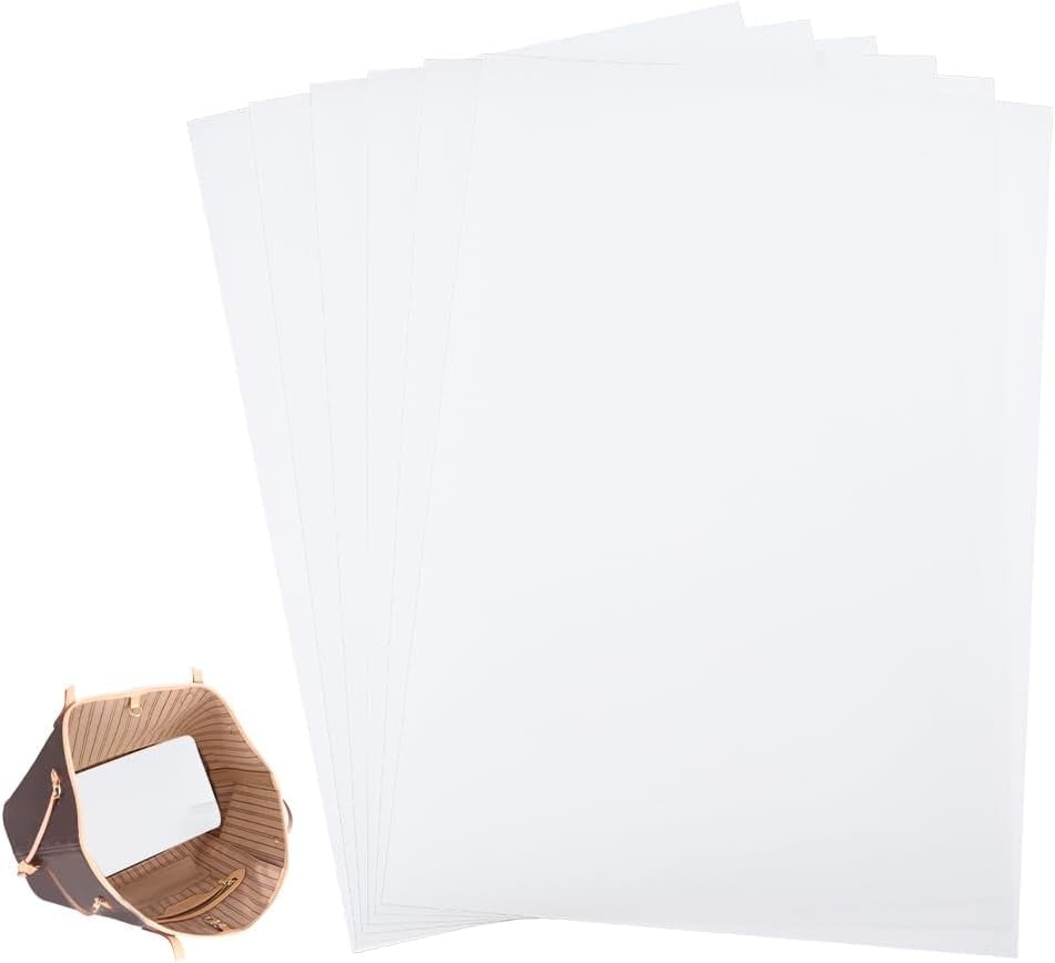 6 pcs 12 x 8 Inch Plastic Rectangle Handbag Base Shaper Purse Bottom ...