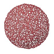 Efavormart 6 Pack 15" Olive Green Metallic String Round Placemats For ...