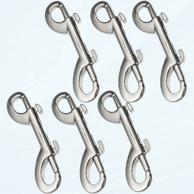 6 pcs 3.4 Inch Zinc Alloy Double Ended Bolt Snap Hooks Trigger Clips ...