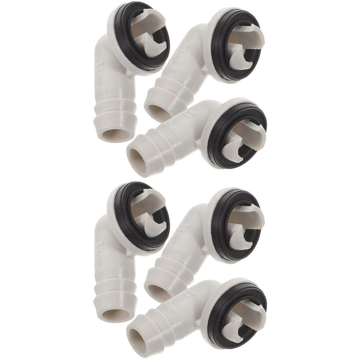 6 pcs AC Condensate Water Draining Adapter Air Conditioner Drain Hose ...