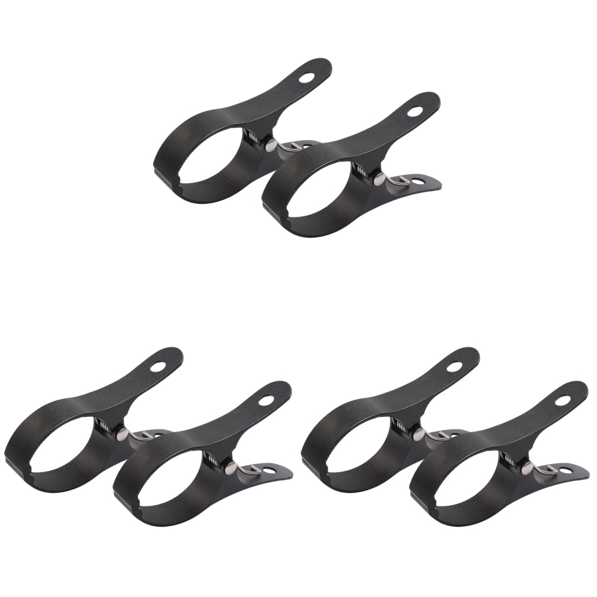 6 pcs Aluminum Alloy Windproof Quilt Clamps Clothing Drying Clips ...