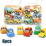 Toy Cars for Toddlers Age 1,Baby Rattle Car Toy,3 Pieces Soft Rubber ...