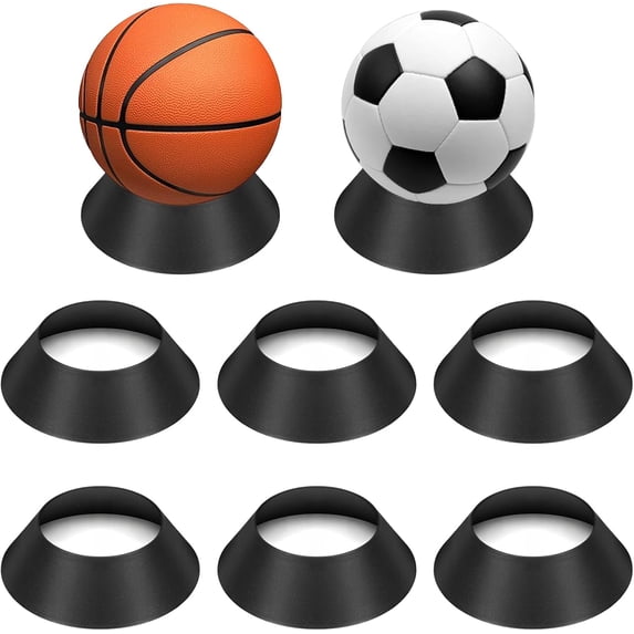 6 pcs Ball Display Stand – Durable Memorabilia Sports Holder for ...