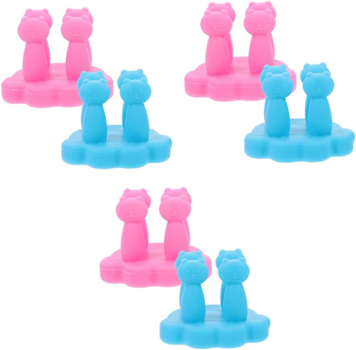 6 pcs Blue Utility Single Hooks Holders for Holder Room Hook Hanging ...