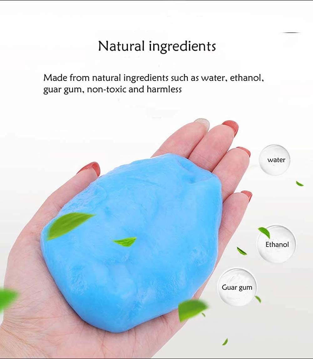 6 pcs Car Keyboard Cleaning Gel Mud Cleaners, Car Cleaning Glue Gel Mud ...