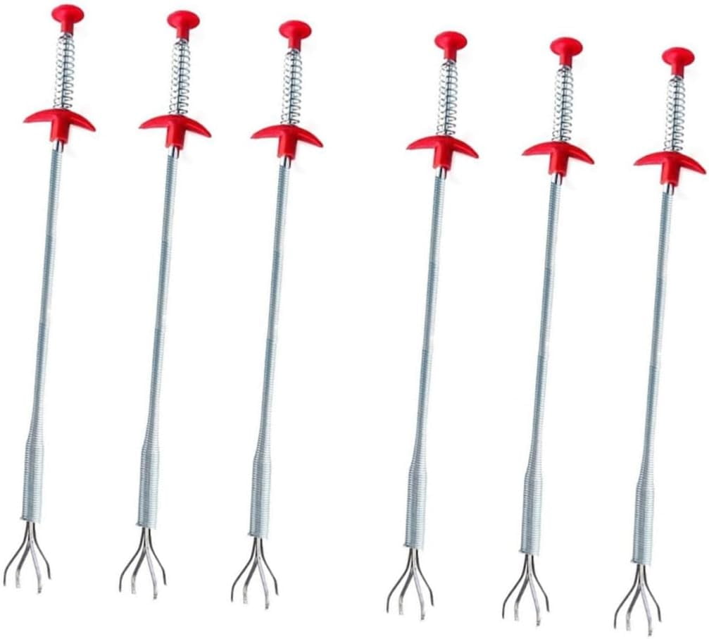 6 pcs Cleaning Tools Drain Remover Tool Pipe Dredger Drain Clog Remover ...