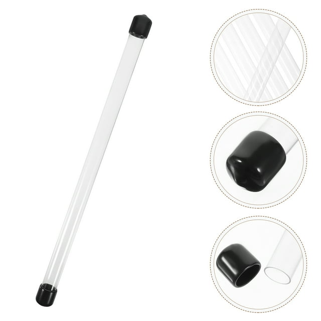 6 pcs Clear Plastic Storage Tubes Portable Round Tubes Transparent ...