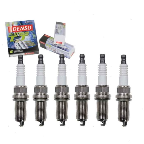 6-pcs DENSO 4505 Platinum Titanium TT Spark Plug Pre-Gapped PKH16TT ...