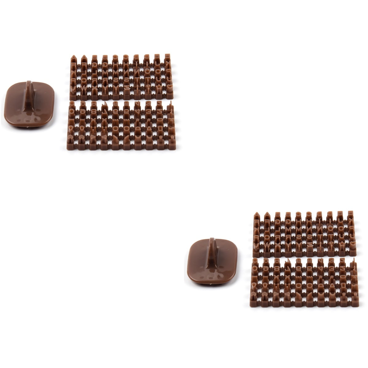 6 pcs DIY Clay Crafts Letter Stamps Letter Printing Stamps Mold ...