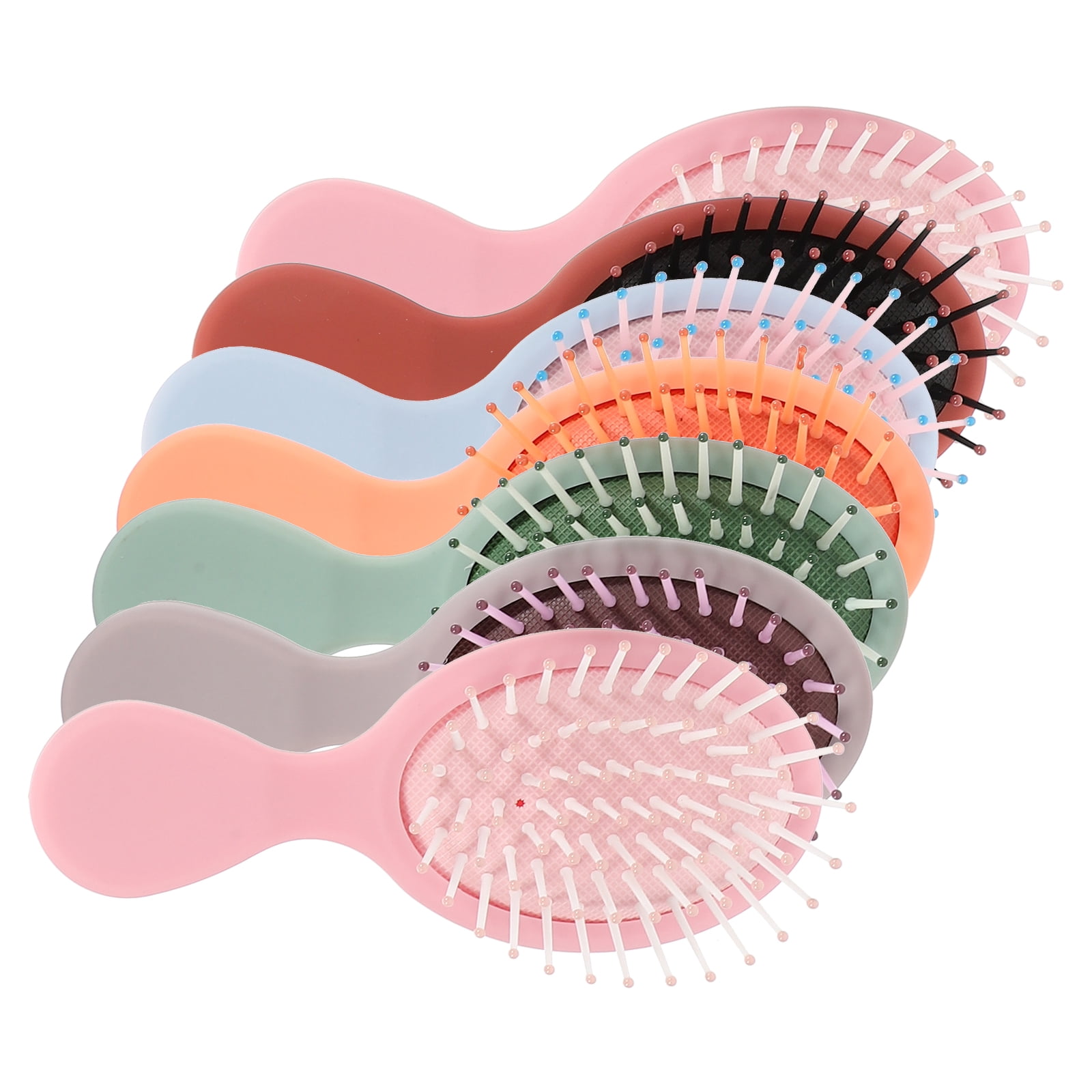UEETEK Portable Mini Hair Brush with Smooth Teeth for Curly Hair ...