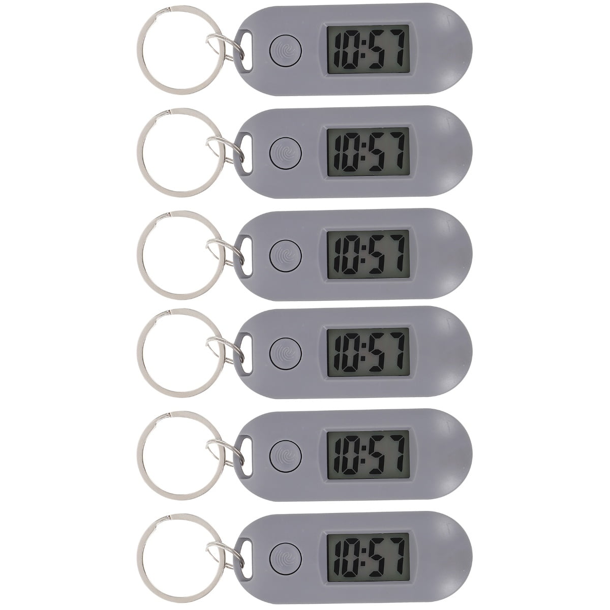 6 pcs Digital Pocket Watch Kids Keychains Watch Examination Watch ...