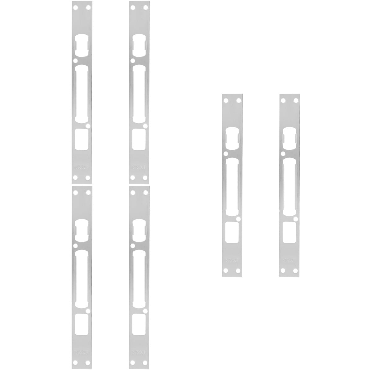 6 pcs Door Security Strike Plates Long Plate Door Lock Strike Secure ...