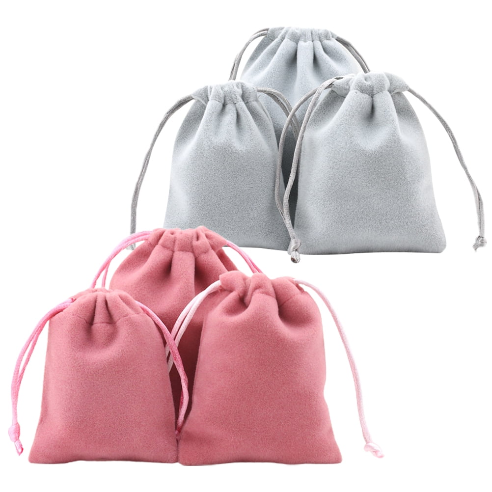 6 pcs Drawstring Bag Small Jewelry Bags Drawstring Gift Bags Jewelry ...
