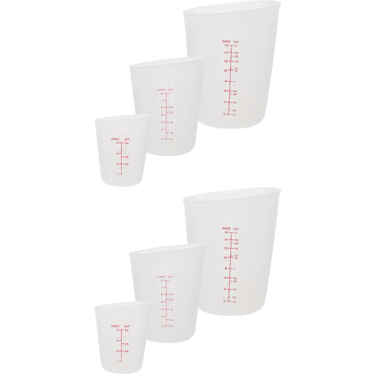 6 pcs Epoxy Resin Mixing Cups with Measurement Scale for Crafts Color ...