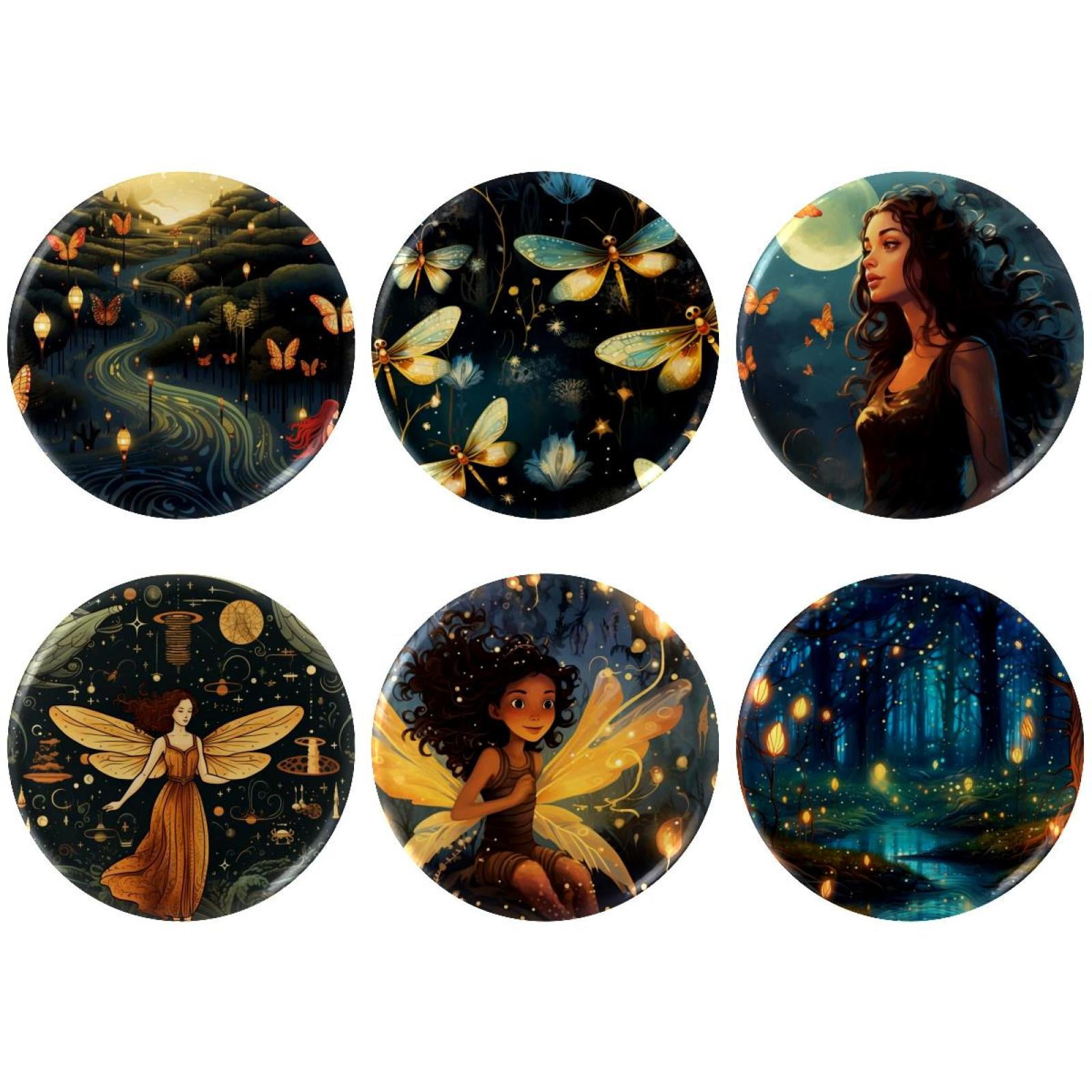 6 pcs Firefly Custom Pins, Custom Buttons, Design Your Own Personalized Pinback Button Badges ...