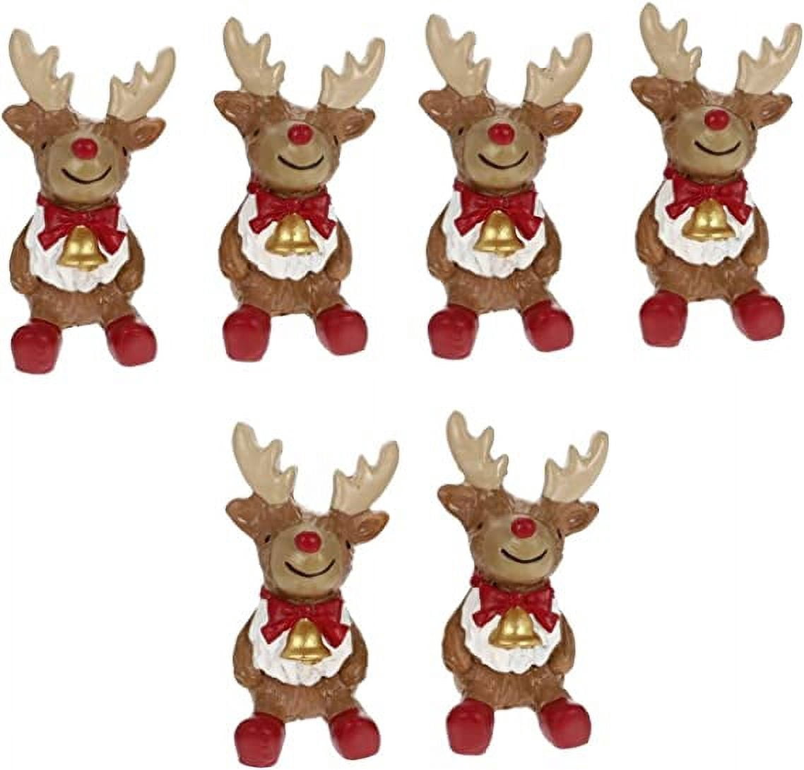 6 pcs Fish Ornaments Forest Gift Animals Decoration Aquatic Resin ...