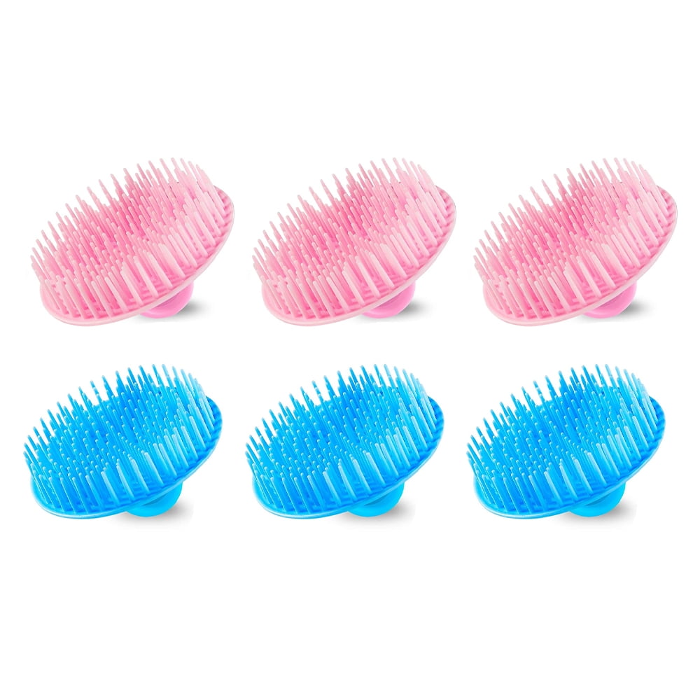 6 pcs Hair Scalp Massager Shampoo Brush, Scalp Brush Shower, Soft Scalp ...