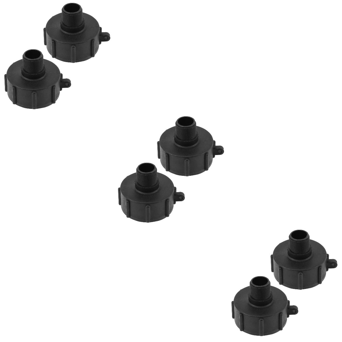 6 pcs IBC Tote Adapter IBC Tank Fitting 3/4 Inch IBC Tote Converter ...