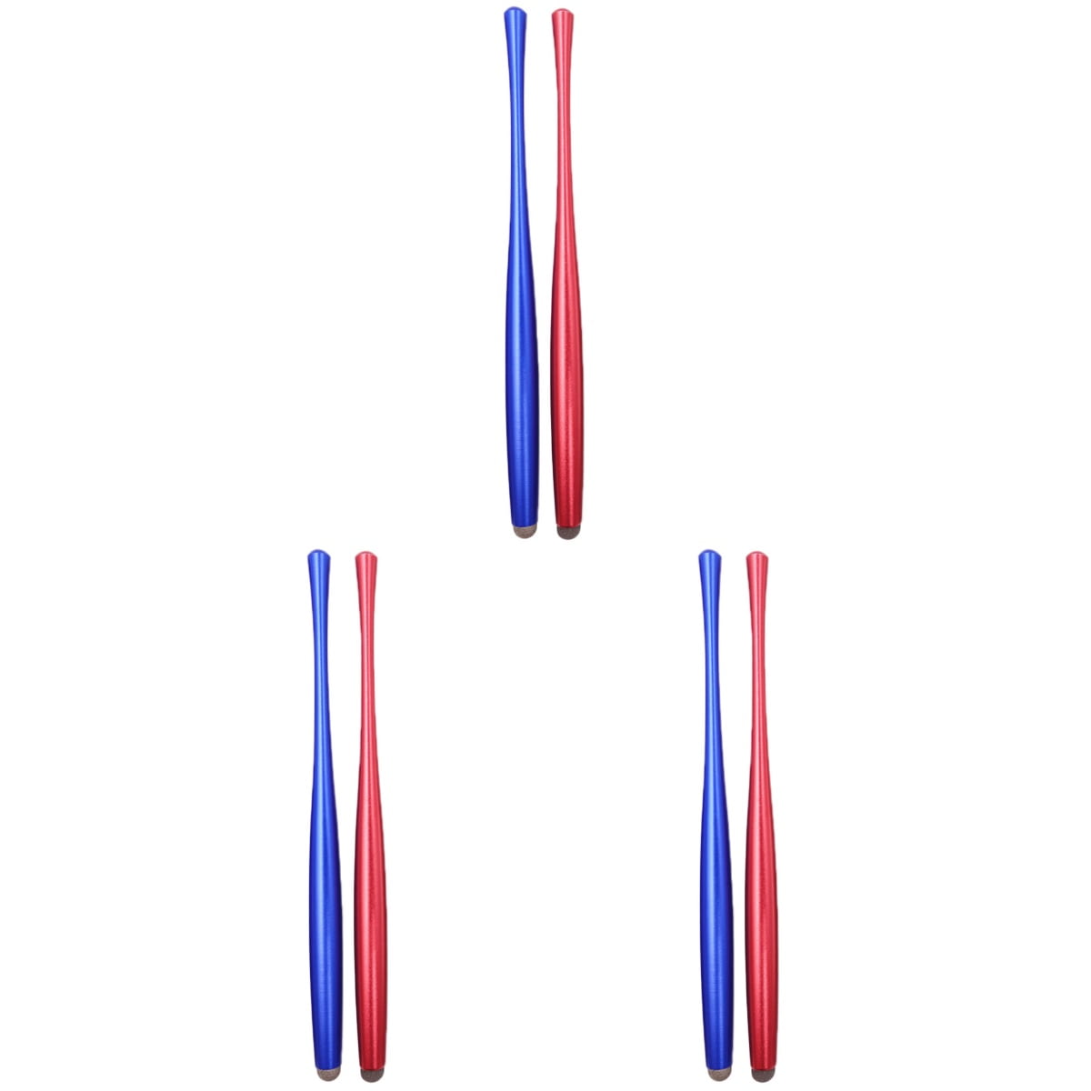 6 pcs Long Touch Screen Pen Slim Waist Metal Stylus Pen for Tablets ...