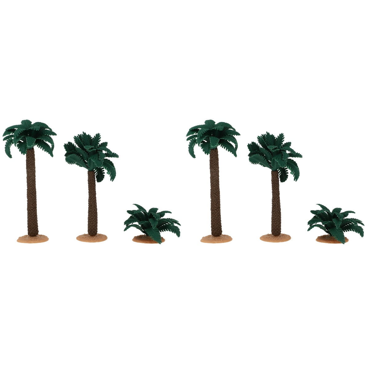 6 pcs Model Trees Model Artificial Trees Cake Topper Scenery Model for ...
