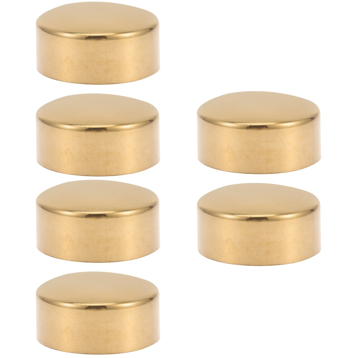 6 pcs Outdoor Handrail Metal End Caps Wood Handrail End Caps Handrail ...