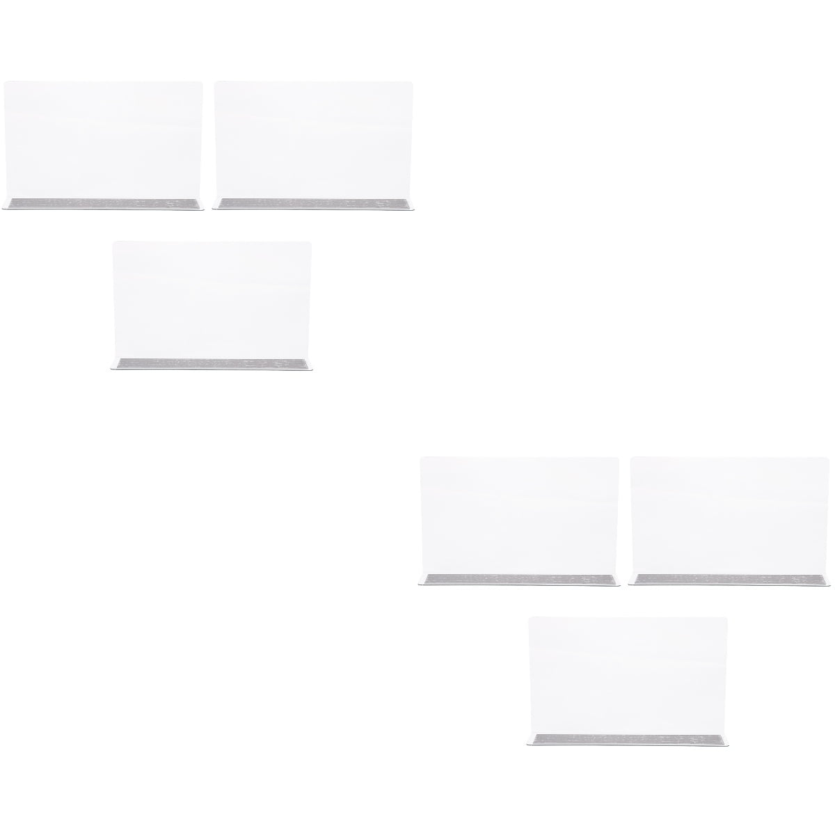 6 pcs Plastic Shelf Divider Side Splitter Supermarket Classification ...