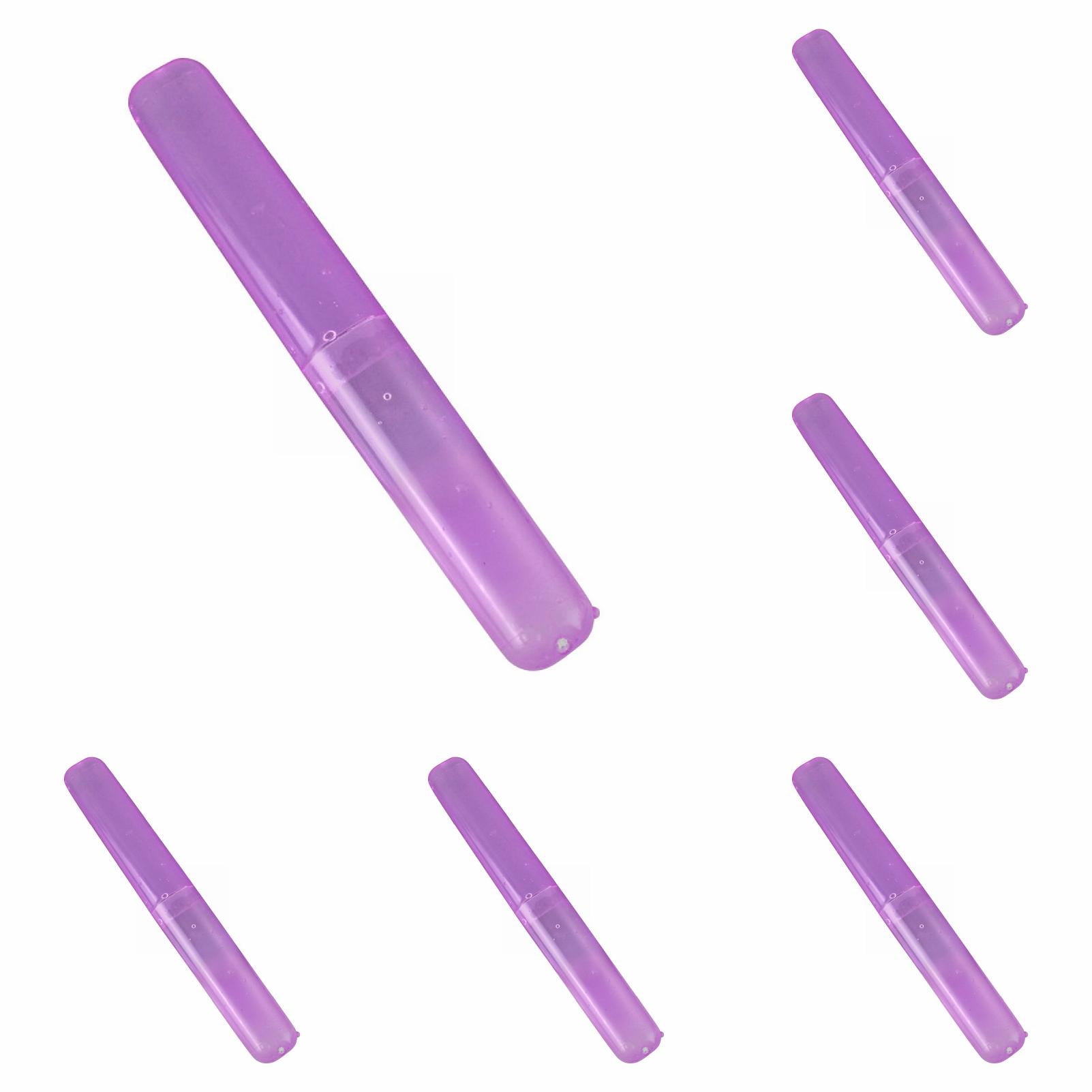 6 pcs Portable Toothbrush Containers Travel Toothbrush Cap Cover Tooth ...