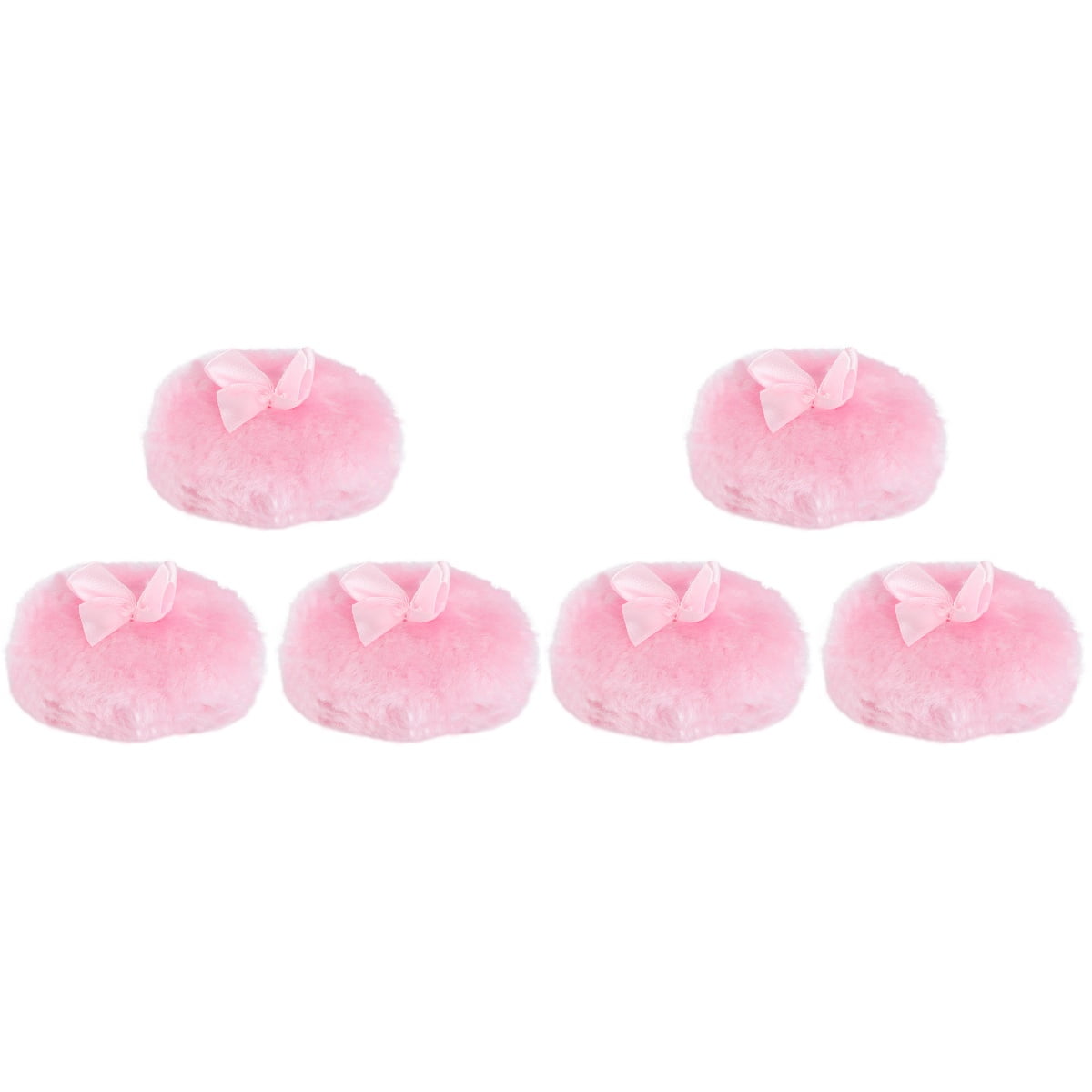 unbranded 6 pcs Powder Puff Long Hair Talcum Powder Puff Prickly Heat ...