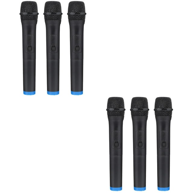 6 pcs Realistic Simulation Mic Model Microphone Toy Kids Simulated ...