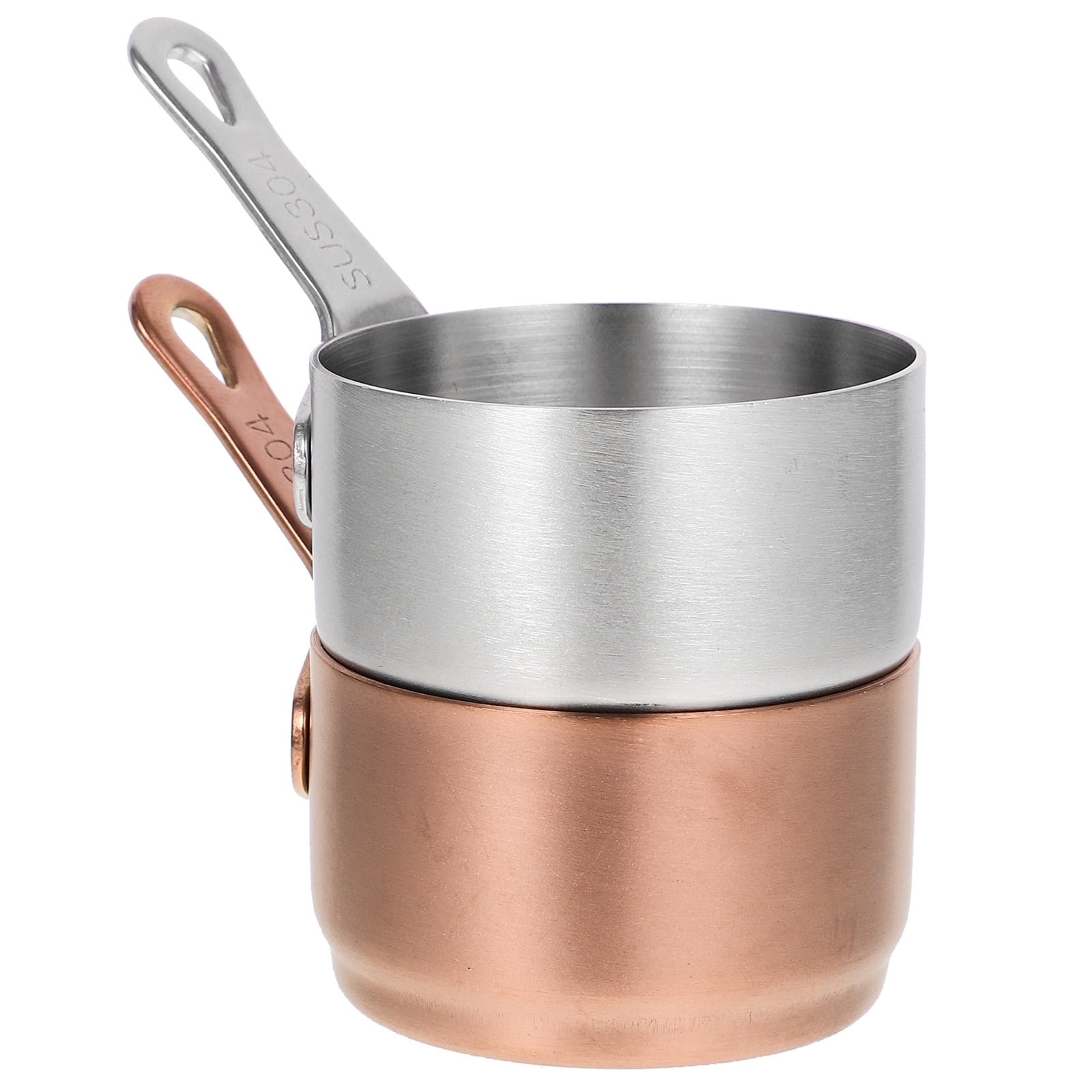 Eease 6 pcs Sauce Pan Stainless Steel Saucepan Kitchen Sauce Bowl Sauce ...