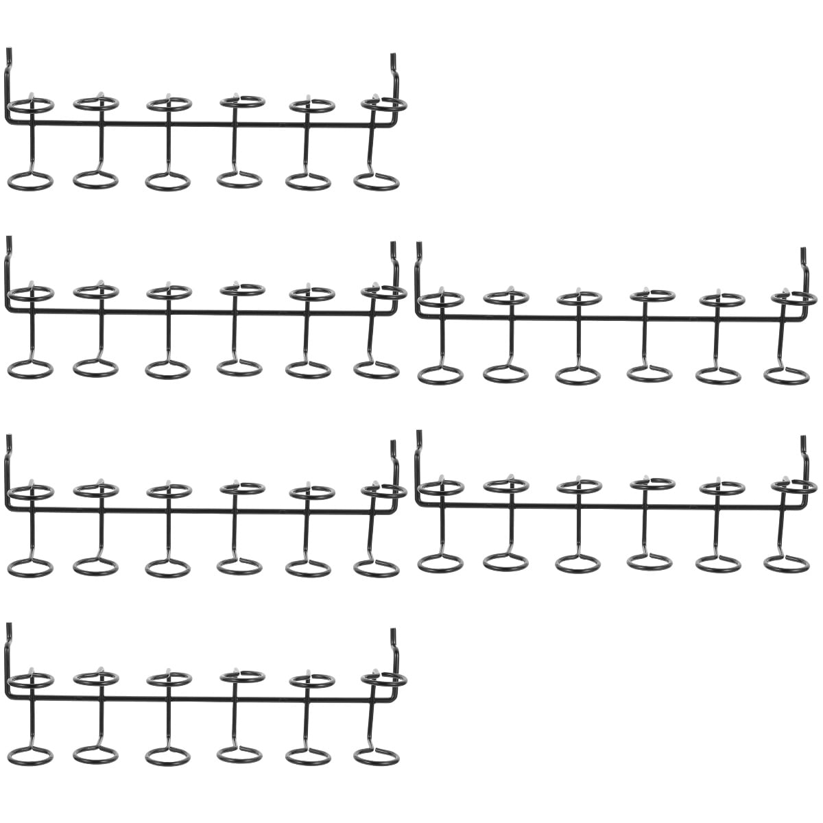 6 pcs Screwdriver Organizer Rack Pegboard Utility Holders Multi-ring ...