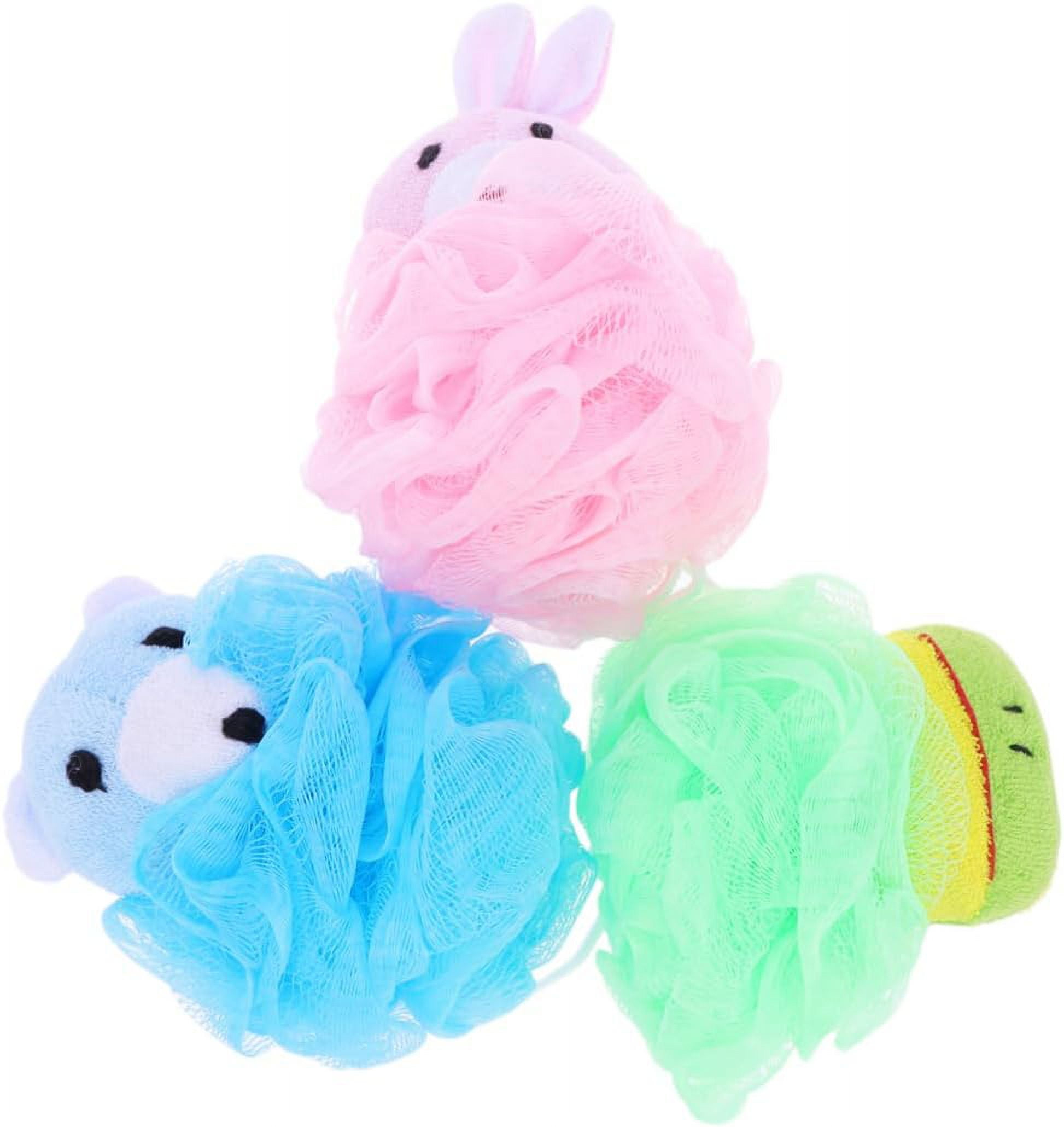 6 pcs Shower Mesh Puff Mesh Bulk Puffs Mesh Loofah Sponges loofah Bath ...