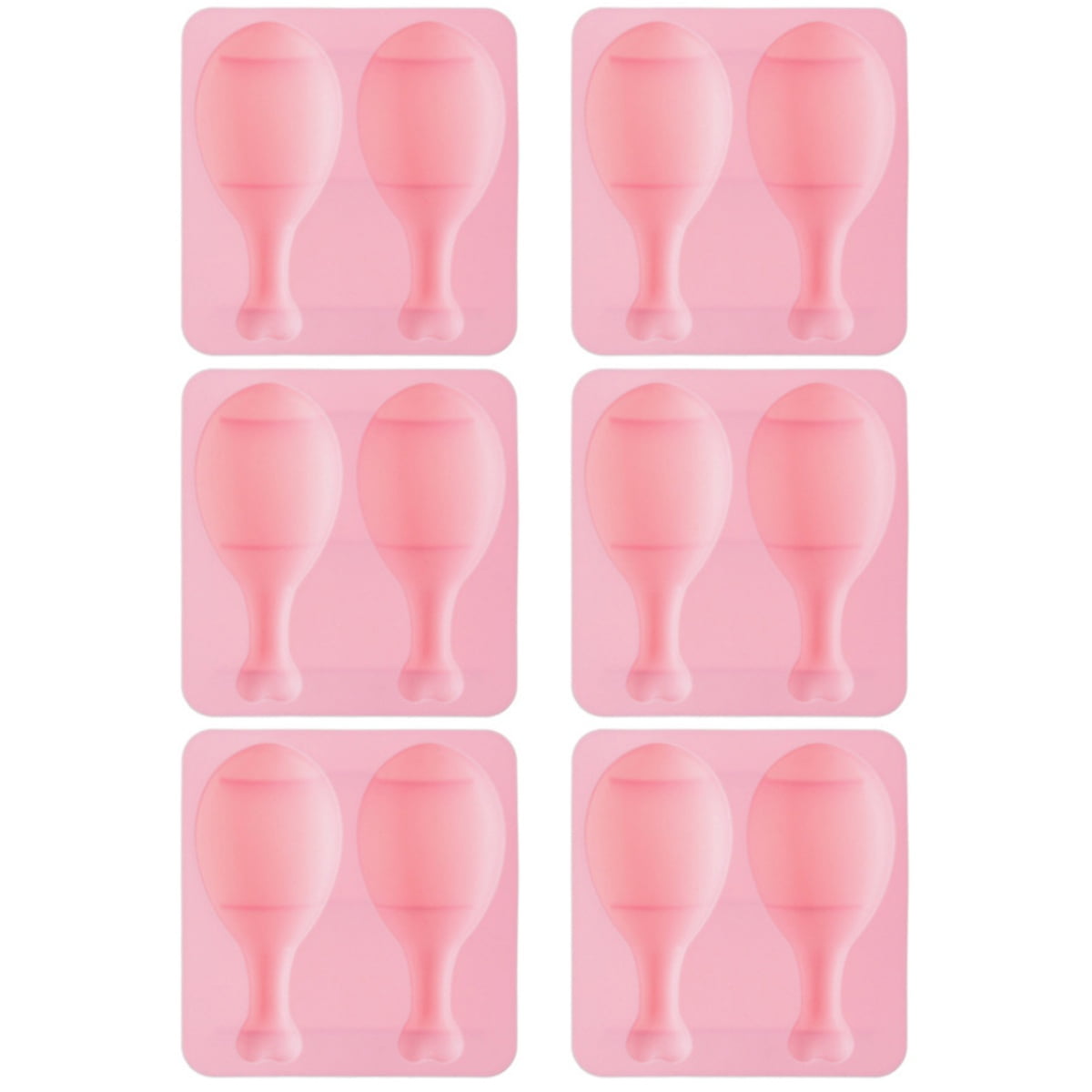6 pcs Silicone Cake Mold Chicken Leg Shape Design Baking Tool for ...