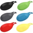 6 pcs Silicone Spoon Holders,Heat Resistant Spoon Rests Kitchen ...
