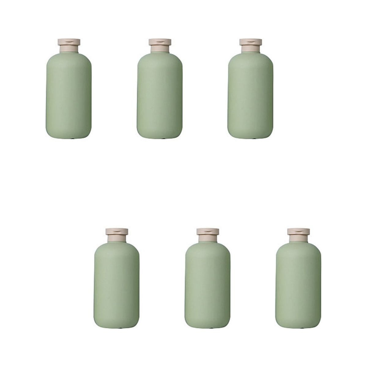 6 pcs Simple Style Shampoo Sub Bottles Sub Containers Lotion Sub ...
