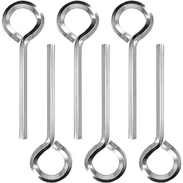 6 pcs Standard Hex Key Metal Hex Key Metal Hex Wrench Hex Door Key for ...