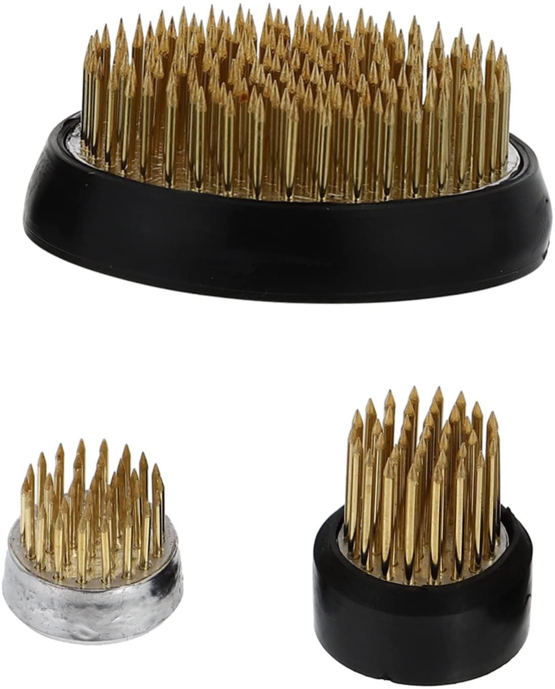 6 pcs Steel Brass Stainless Art Arranger Vases Arrangement Flower Metal ...
