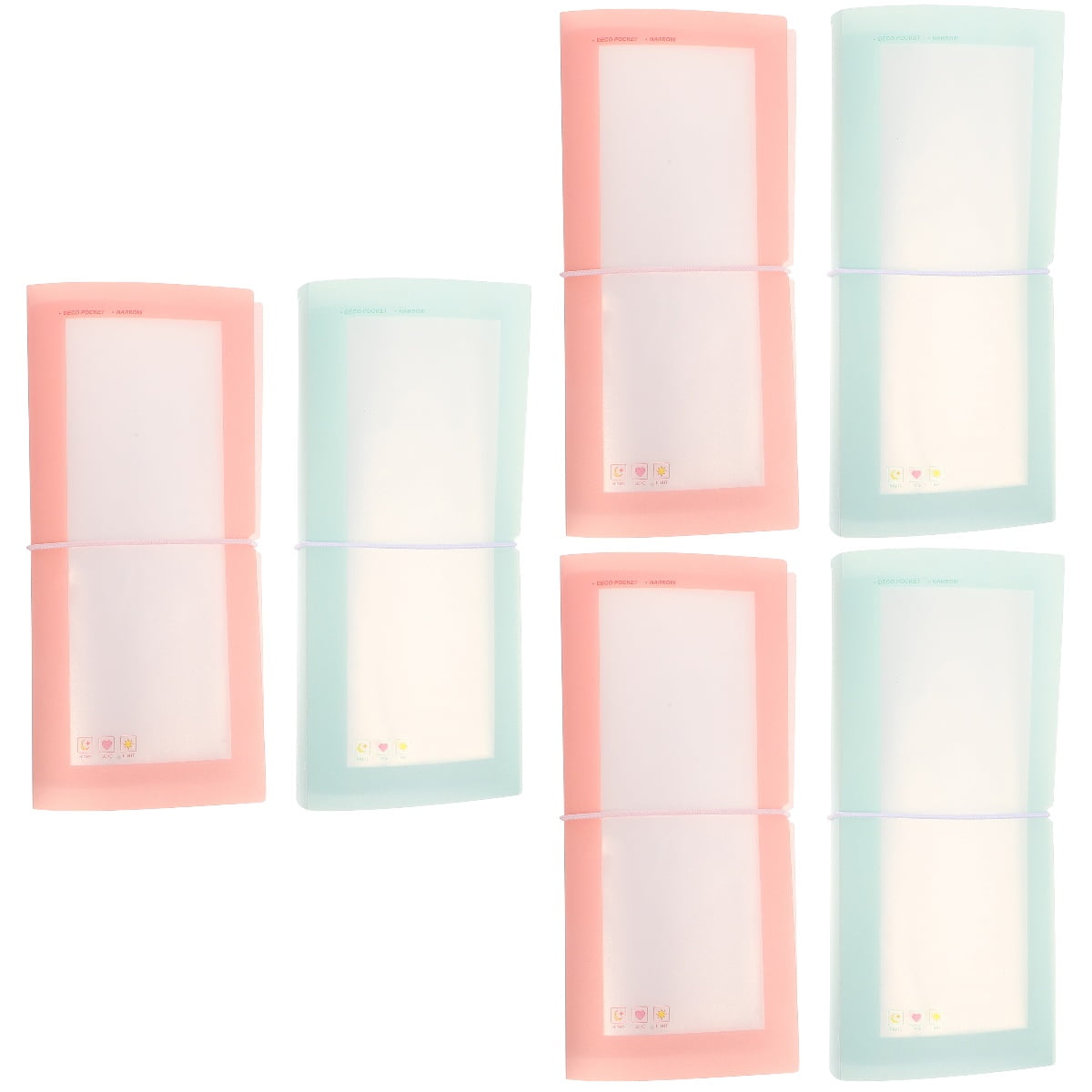 6 pcs Sticker Storage Book Decals Collecting Album Sticker Storage ...