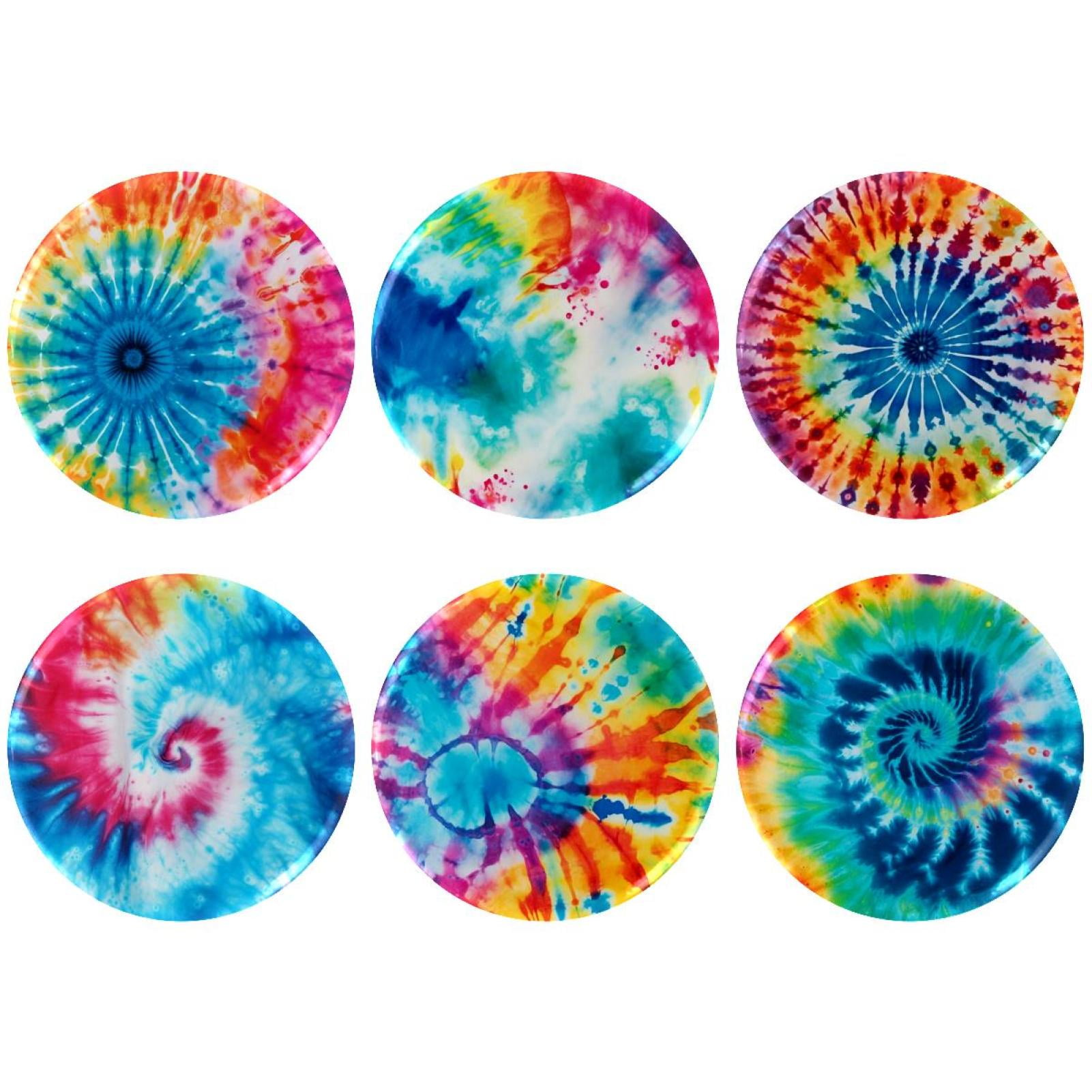 6 pcs Tie-Dye Political Campaign Buttons for Women Men - Walmart.com
