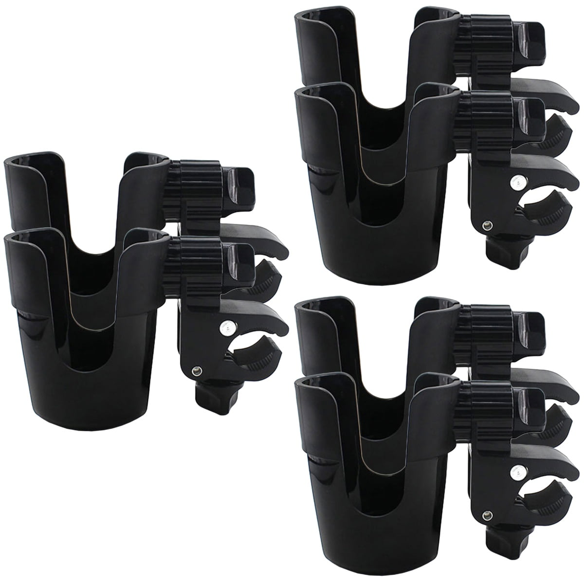 6 pcs Water Cup Holder Milk Bottle Holder for Baby Stroller Mic Stand ...