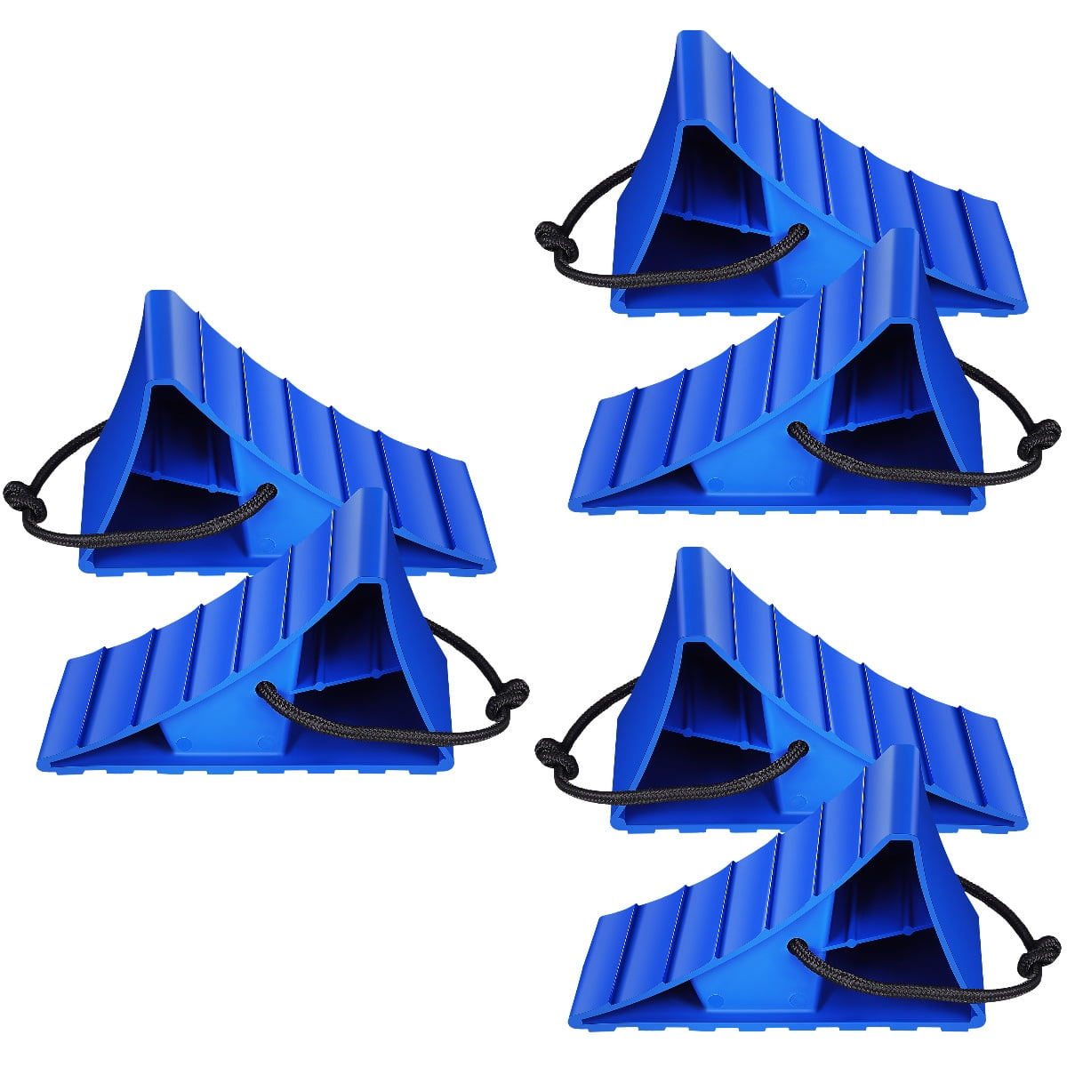6 pcs Wheel Chocks Heavy Duty RV Wheel Chocks Trailer Chocks Camper ...