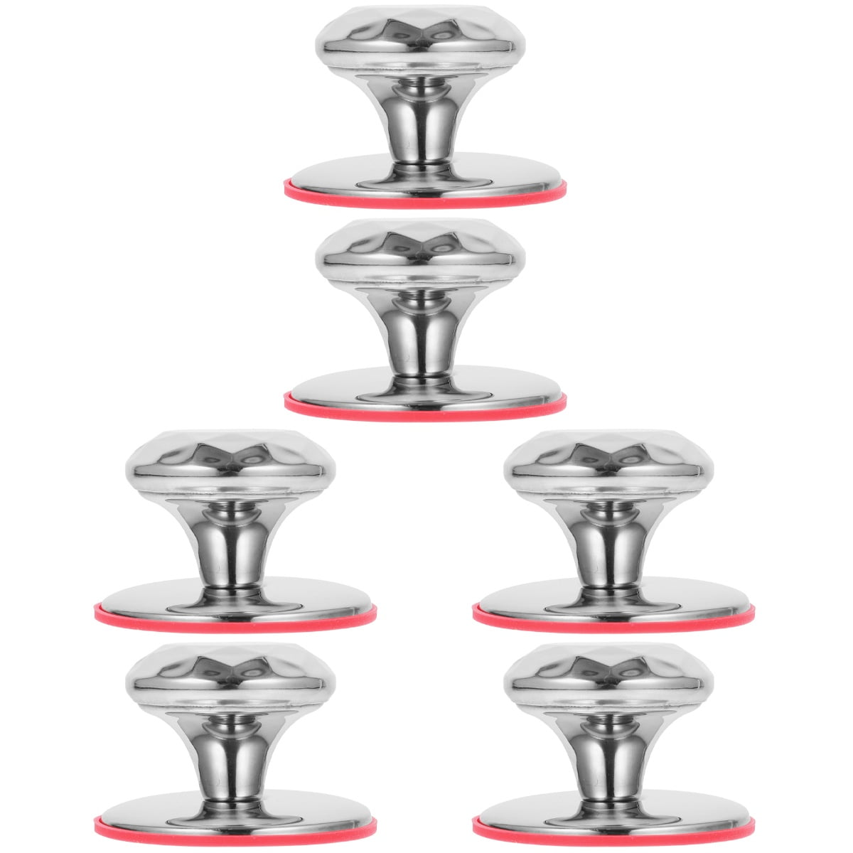 6 pcs Wok Lid Handle Part Stainless Steel Lid Knob Universal Pot Lid ...