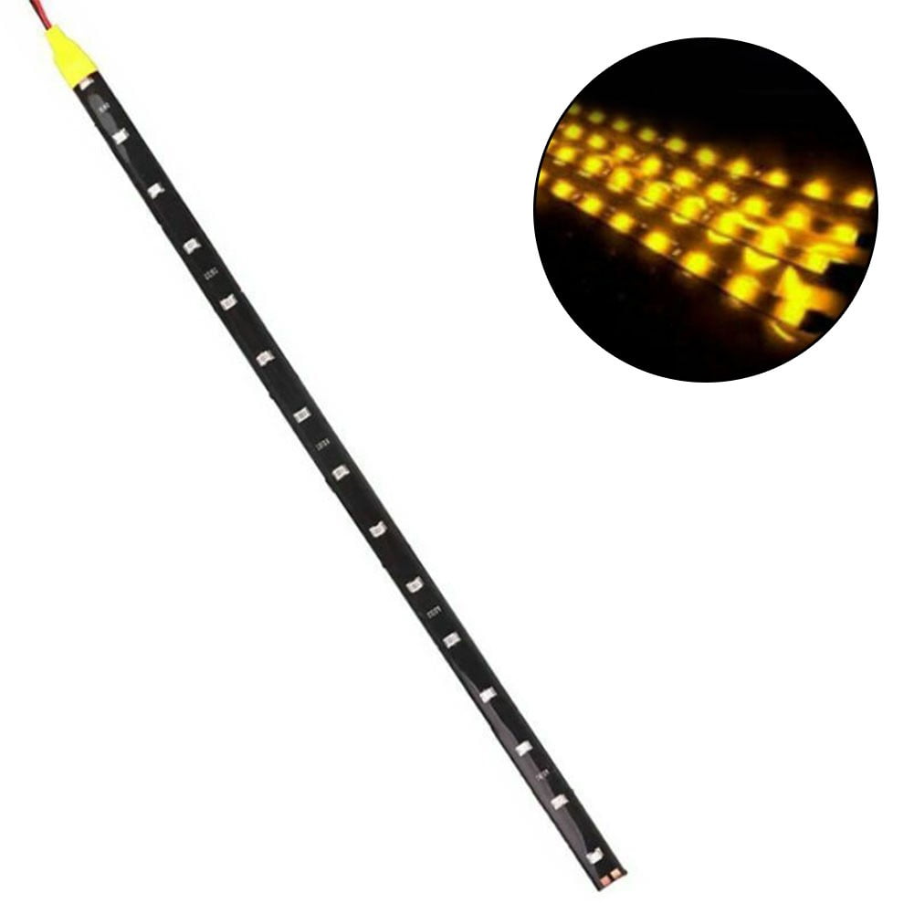 6 pcs car waterproof 1210 3528 SMD LED light strip 30cm 12V - Walmart.com